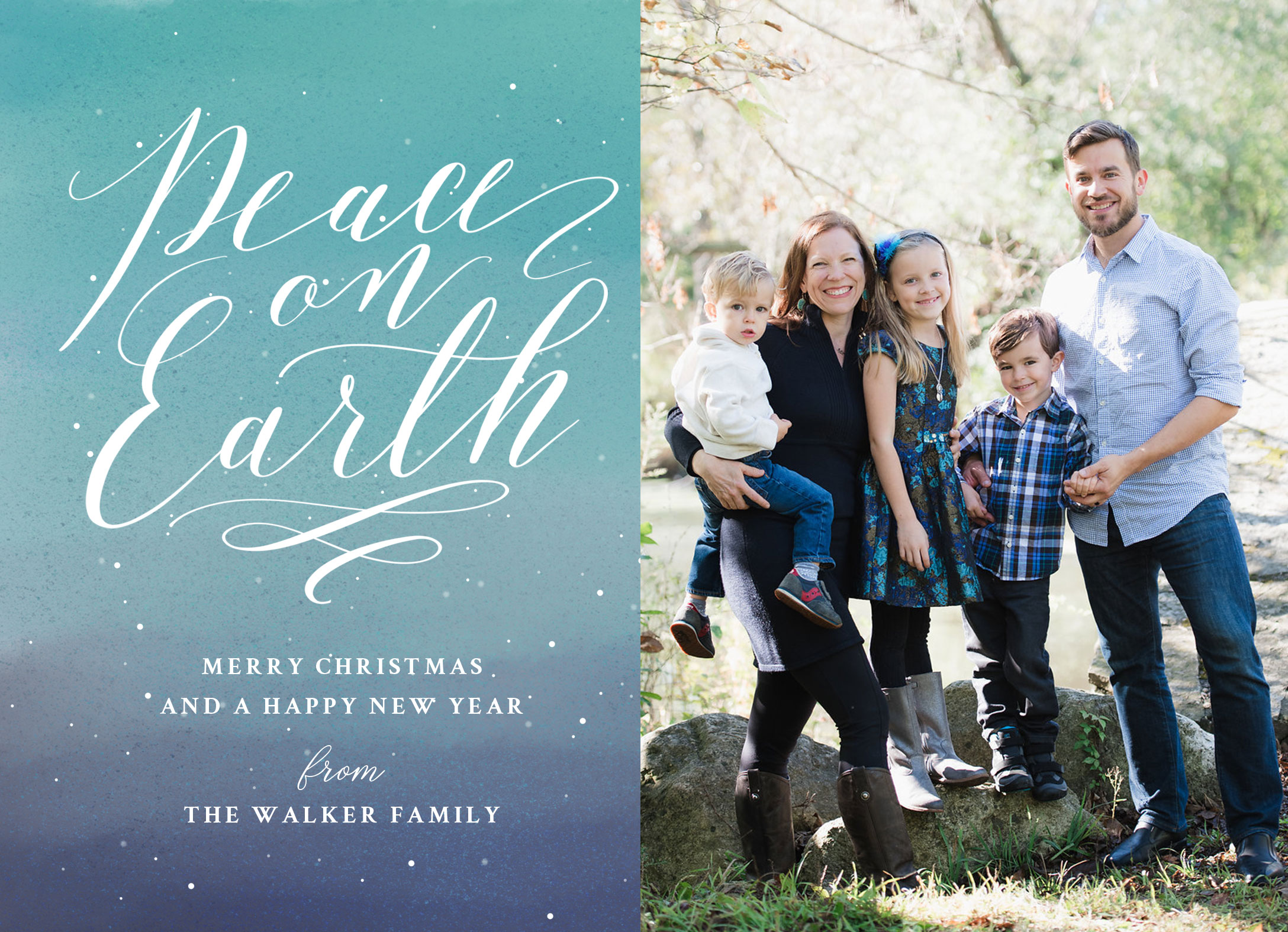 Photo Holiday Card – Kelly Reif Stationery Studio